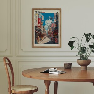 Japanese Tokyo Street Poster, Japandi Wall Art, Japanese Wall Art ...
