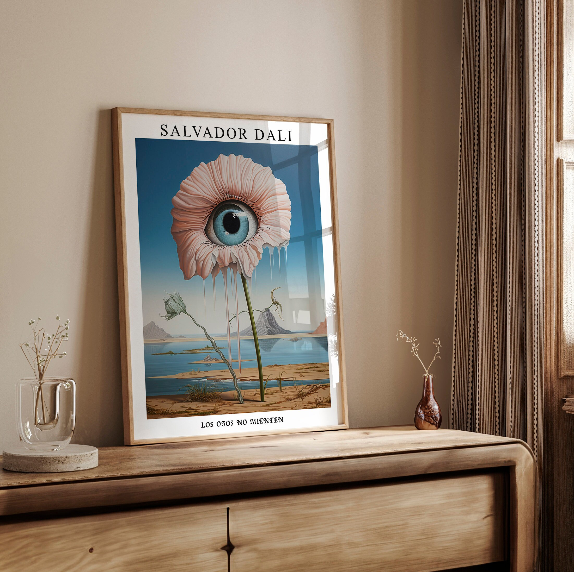 Salvador Dali Exhibition Poster Digital Prints Surreal Wall - Etsy