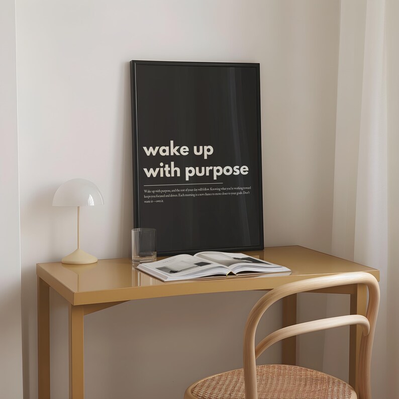 Motivational Typography Poster: Uplifting Quote Art (PDF & JPG) - Etsy
