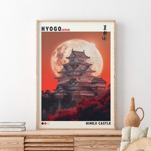 Japanese Temple Art Print, Japanese Wall Art, Japandi Wall Art, Japandi ...