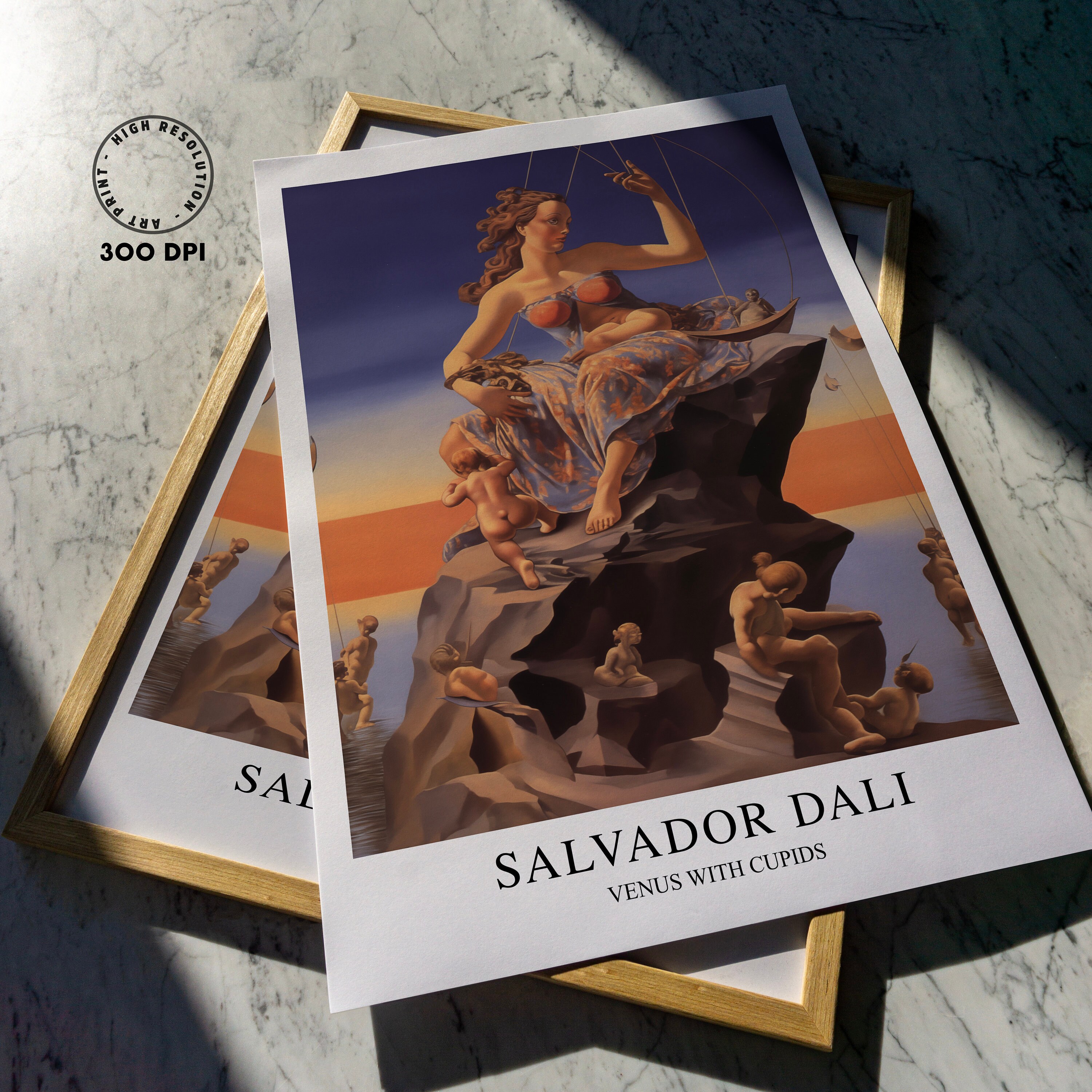 Salvador Dali Exhibition Poster, Famous Artist Prints, Salvador Dali ...
