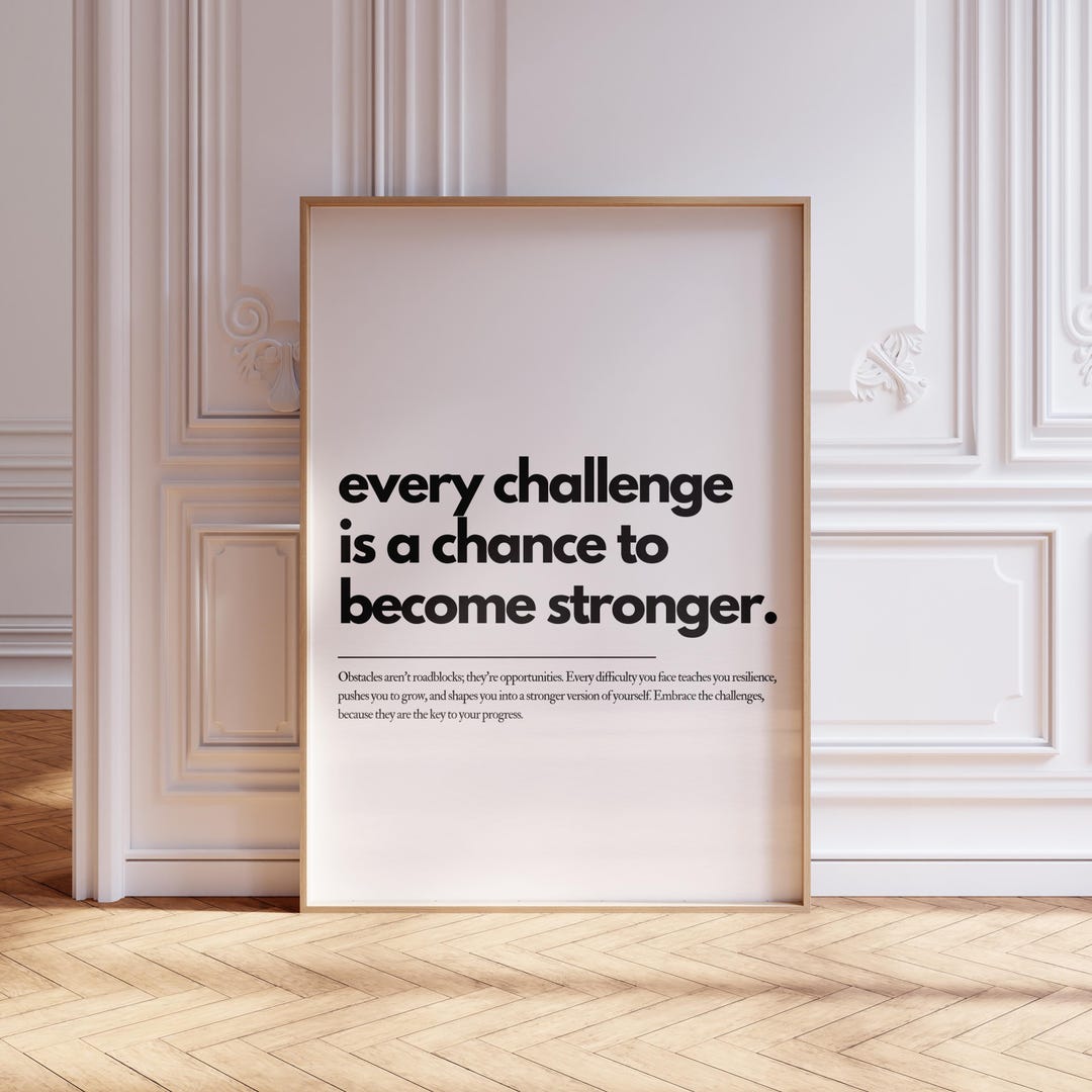 Motivational Quote Poster: Positive Affirmation Wall Art (PDF & JPG) - Etsy