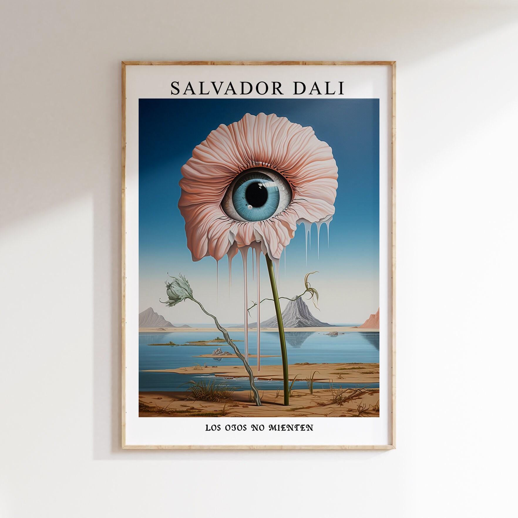 Salvador Dali Exhibition Poster Digital Prints Surreal Wall - Etsy