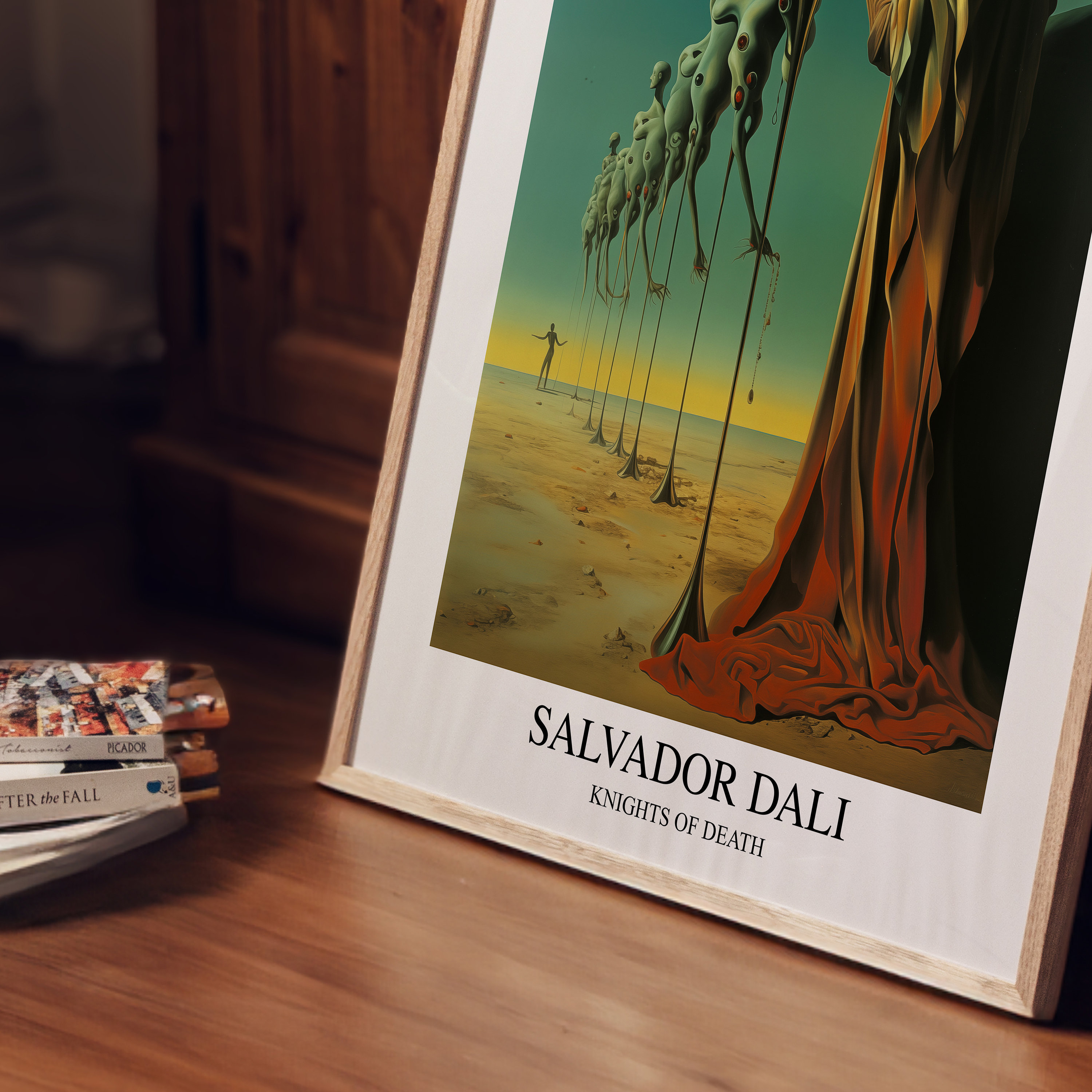 Salvador Dali Knights of Death Poster, Dali Wall Art, Digital Download ...