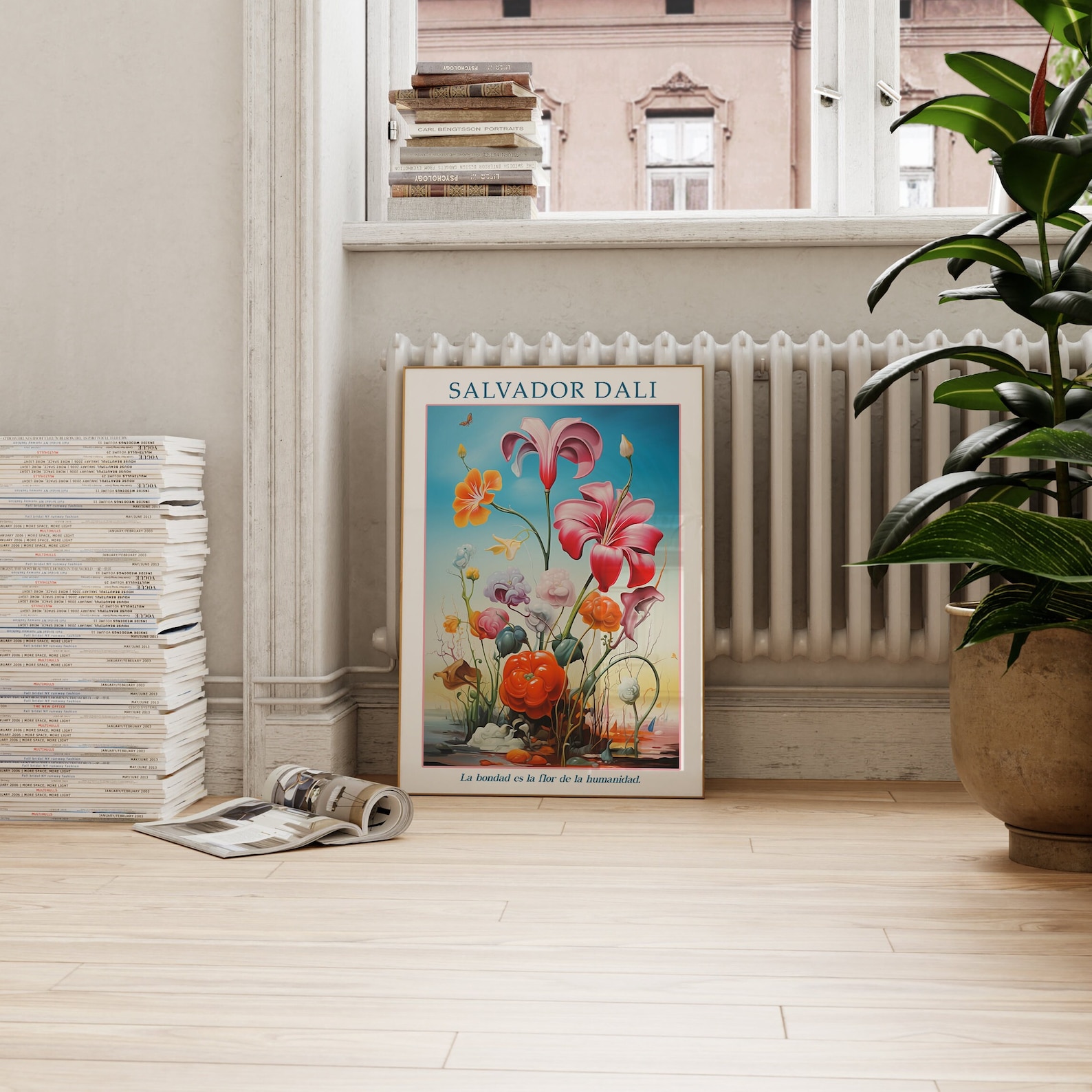 Salvador Dali Print, Salvador Dali, Flower Market, Surreal Painting ...