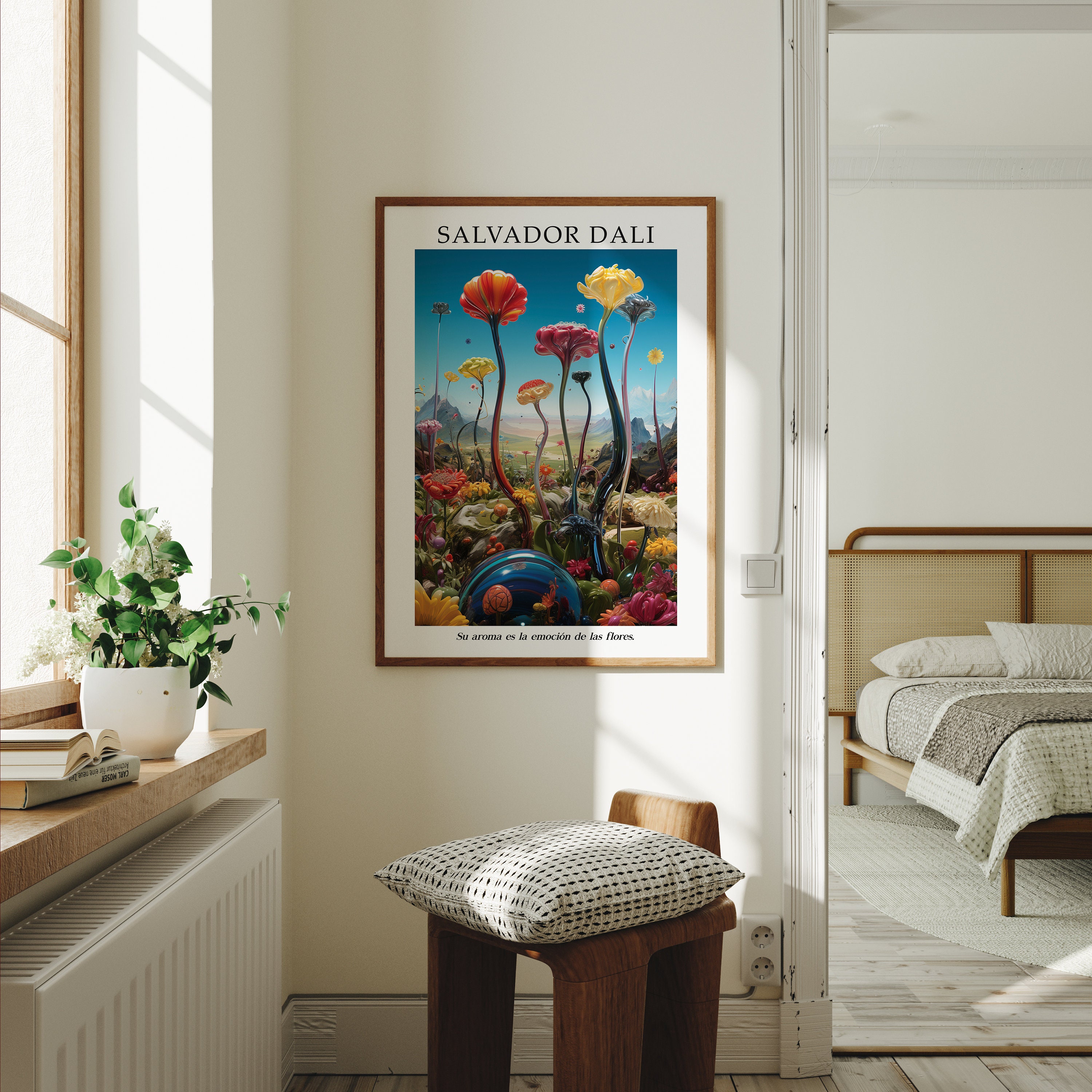 Salvador Dali, Salvador Dali Print, Flower Market, Surreal Painting ...