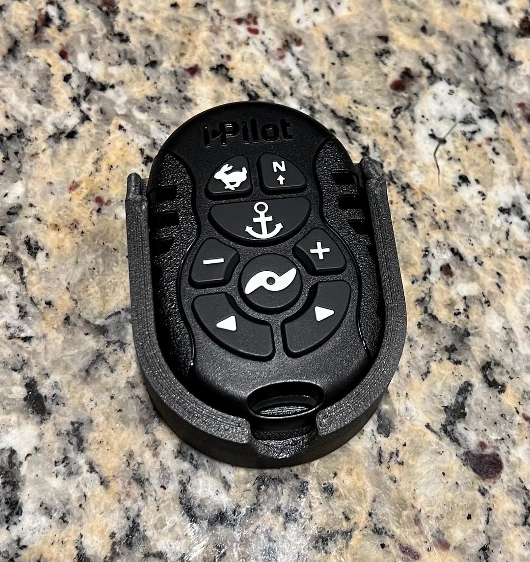 Micro Minn Kota Ipilot Bluetooth Trolling Motor Remote Holder Carbon ...