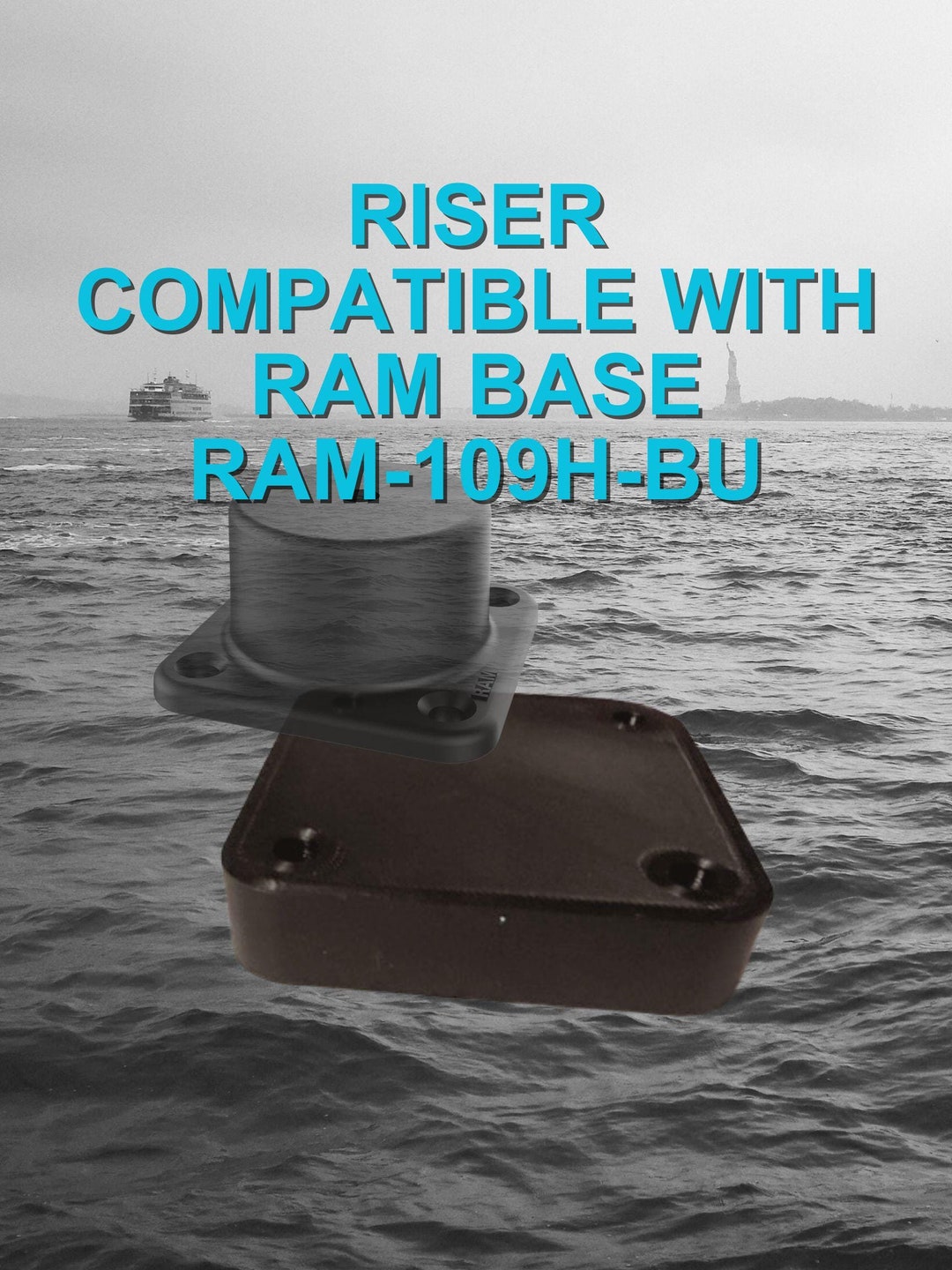 Riser for RAM Mount Base RAM-109H-BU 3/4" or You Can Select Options ...