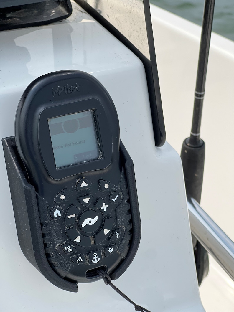 Minn Kota Ipilot Bluetooth Trolling Motor Remote Holder Carbon Fiber ...