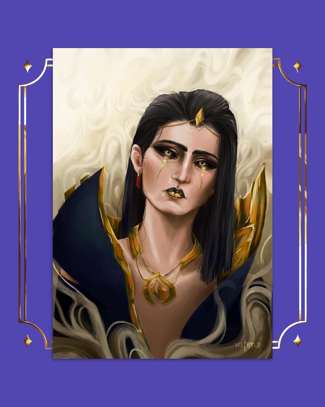 Black Rose Leblanc Fine Art Print - League of Legends Fan Art - Etsy