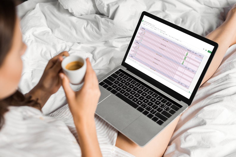 2023 Daily Habit Tracker Spreadsheet Template for Google Sheets, Self Improvement Tracker - Etsy