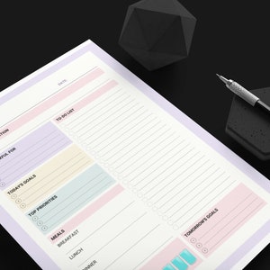 Printable and Fillable Daily Planner. 7 Day Planner Made Easy - Etsy