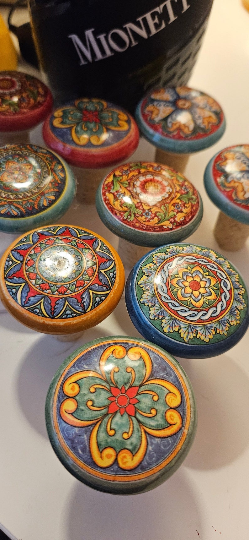 Italian Ceramics Wine Cork - Etsy