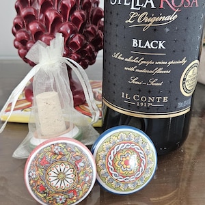 Italian Ceramics Wine Cork - Etsy