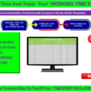 Work Tracker Log Template Tracker Printable Time Task Work Task Tracker ...