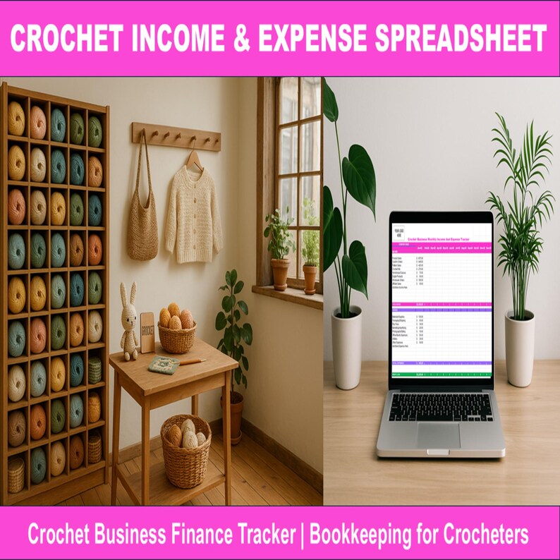 Crochet Spreadsheet for Income and Expense - Etsy