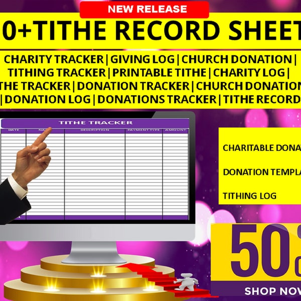 Printable Tithe Record Sheet - Etsy Australia