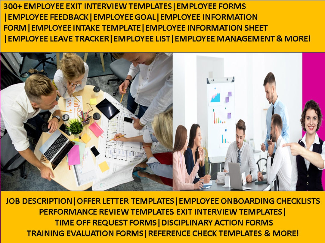 Employee Exit Interview Forms Feedback Goal Information Intake Template ...