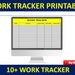 Work Tracker Log Template Tracker Printable Time Task Work Task Tracker ...
