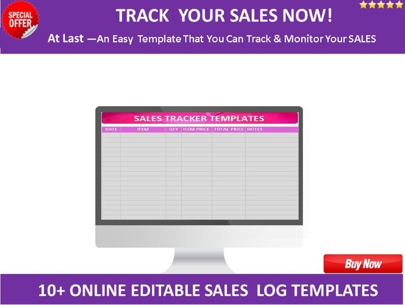 Sales Tracker Template Sales Page Template Sales Tracker Dashboard ...