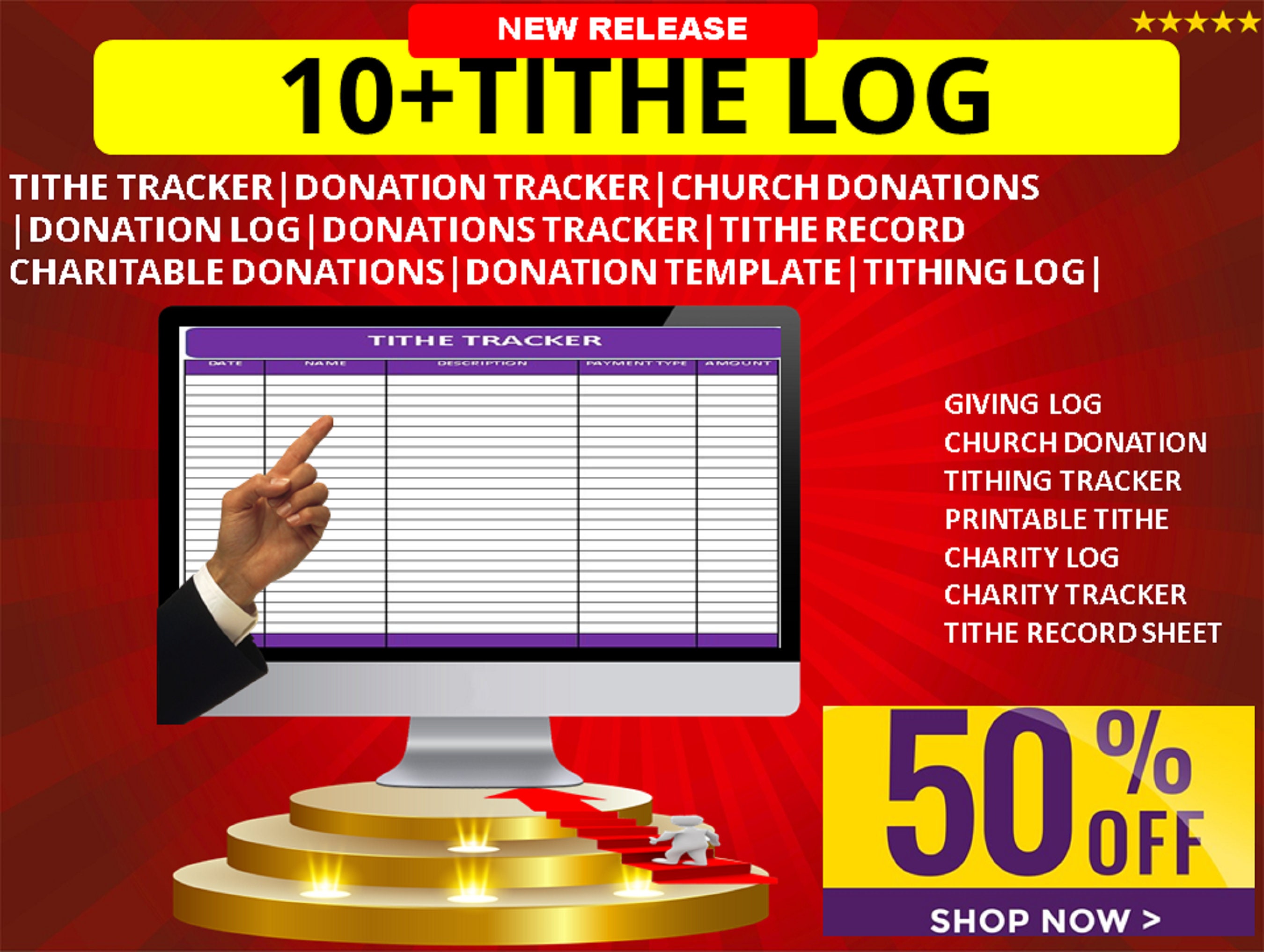 Offering Tracker Contribution Tracker Tithes and Offerings Tithe and Offering Tithe Tracker ...