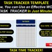Task Tracker Work Template Tracker Printable Time Task Work Task ...