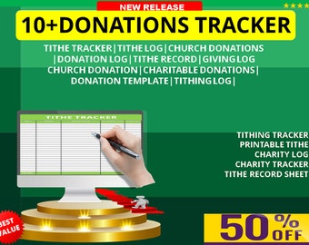 Excel Tithe and Offering Tracker - Etsy