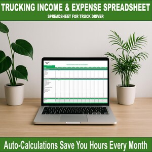 Spreadsheet for Truck Drivers - Etsy
