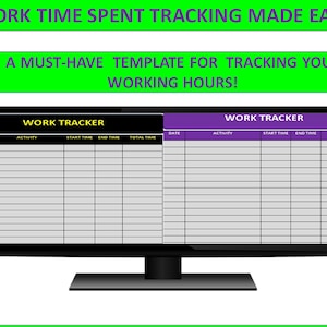 Work Tracker Log Template Tracker Printable Time Task Work Task Tracker ...