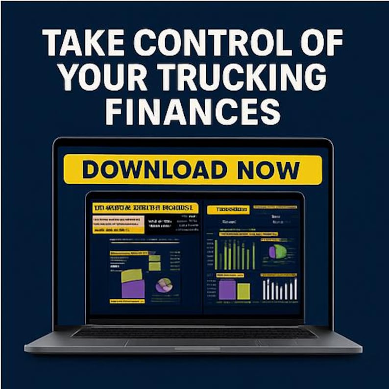 Trucking Income & Expense Spreadsheet (excel) - Etsy