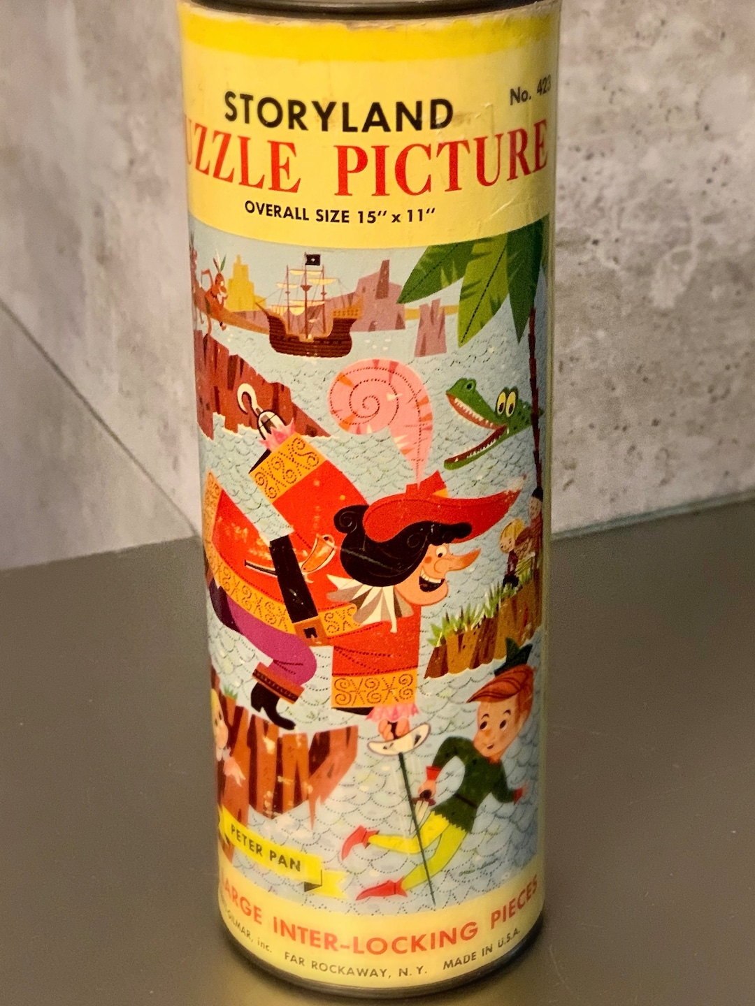 Vintage 1960’s Peter Pan Storyland Puzzle #423 100 Lg. Pieces Complete ...