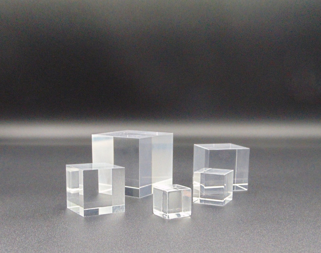 Clear Acrylic Cubes in Various Sizes - Etsy