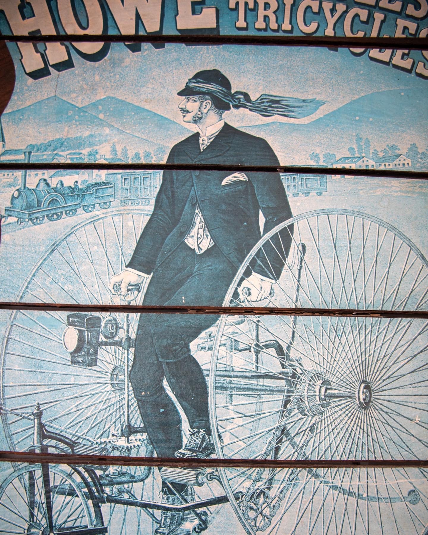 Howe Bicycles and Tricycles Authentic Vintage Wooden Sign - Etsy
