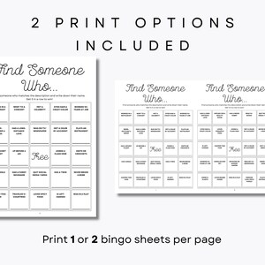 Ice Breaker Bingo - 60 Unique Bingo Sheets - Find Someone Who ...
