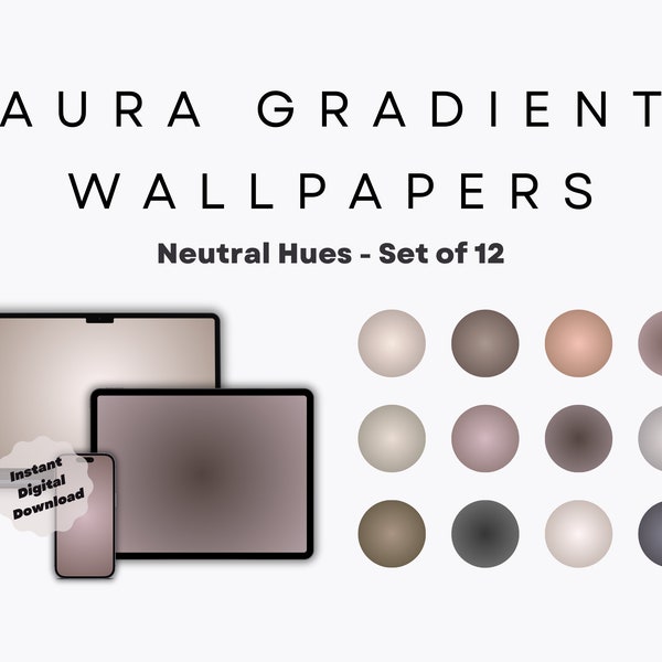 Aura Gradient Desktop Wallpaper - Etsy