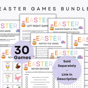 2 Easter Emoji Pictionary Game – Printable Games – Festive Spring Party ...