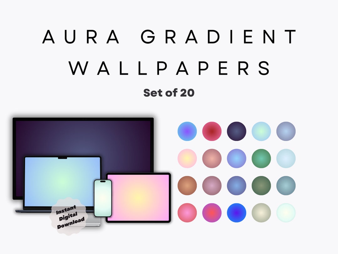 20 Aura Gradient Desktop Wallpapers - Aesthetic Wallpaper for Desktop ...