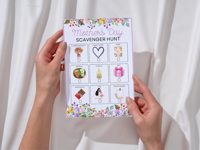 Mother's Day Games Bundle – 50 Printable Games – Family Activity ...