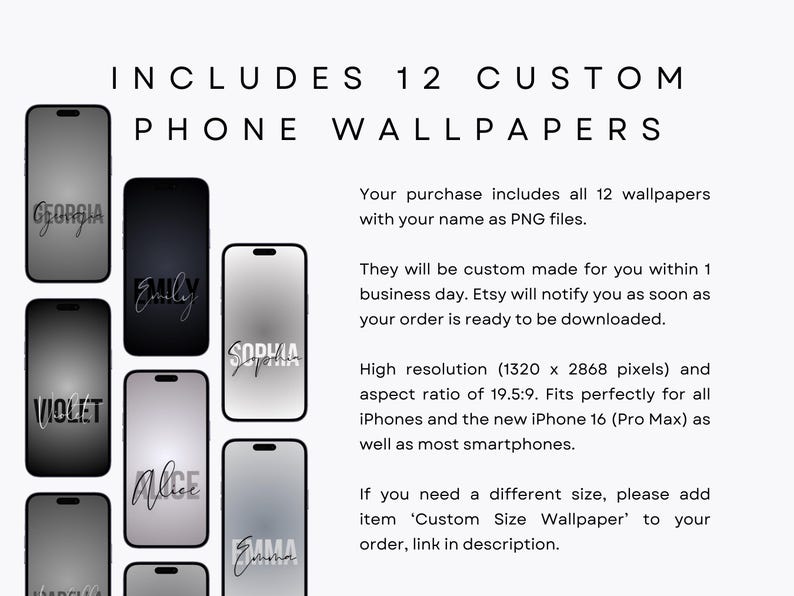 12 CUSTOM NAME Aura Gradient Wallpapers for Iphone, Android, Smartphone ...