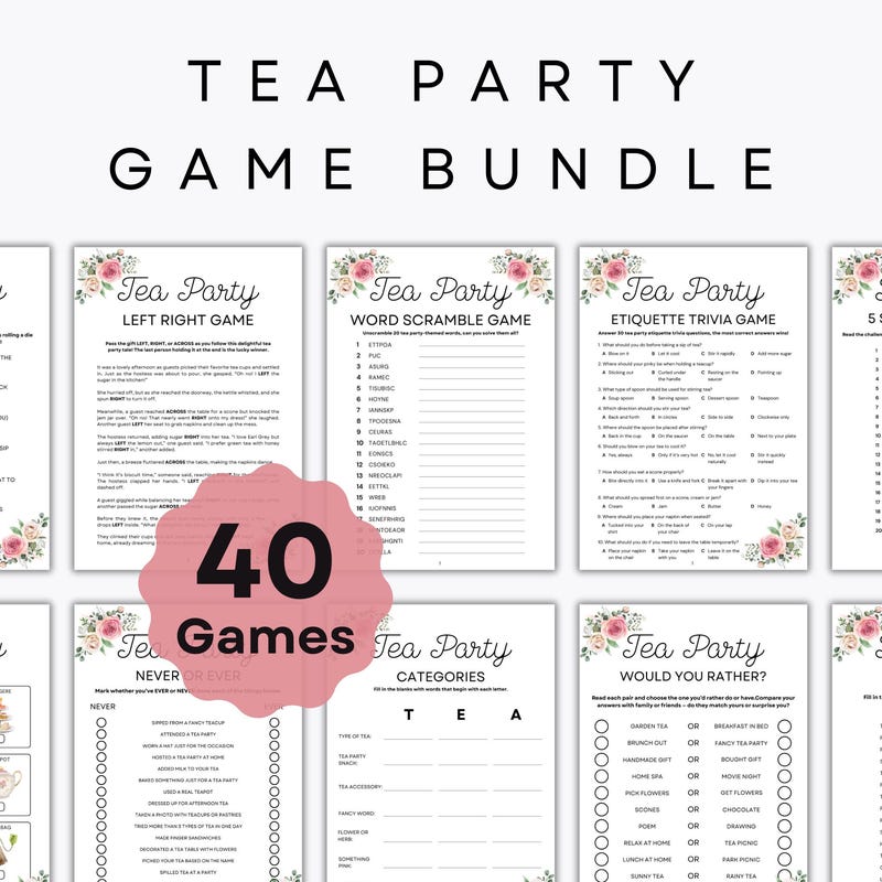 Ladies Tea Party Decor - Etsy