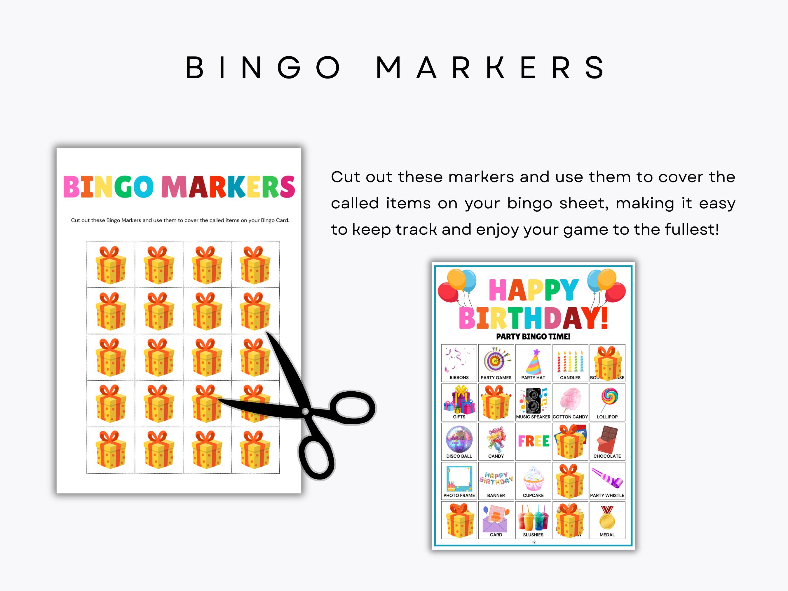 Birthday Party Bingo – Classroom Icebreaker Bingo – Family Birthday ...