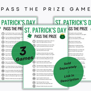 3 St. Patrick's Day Left Right Games - Leprechaun Stories - Family ...