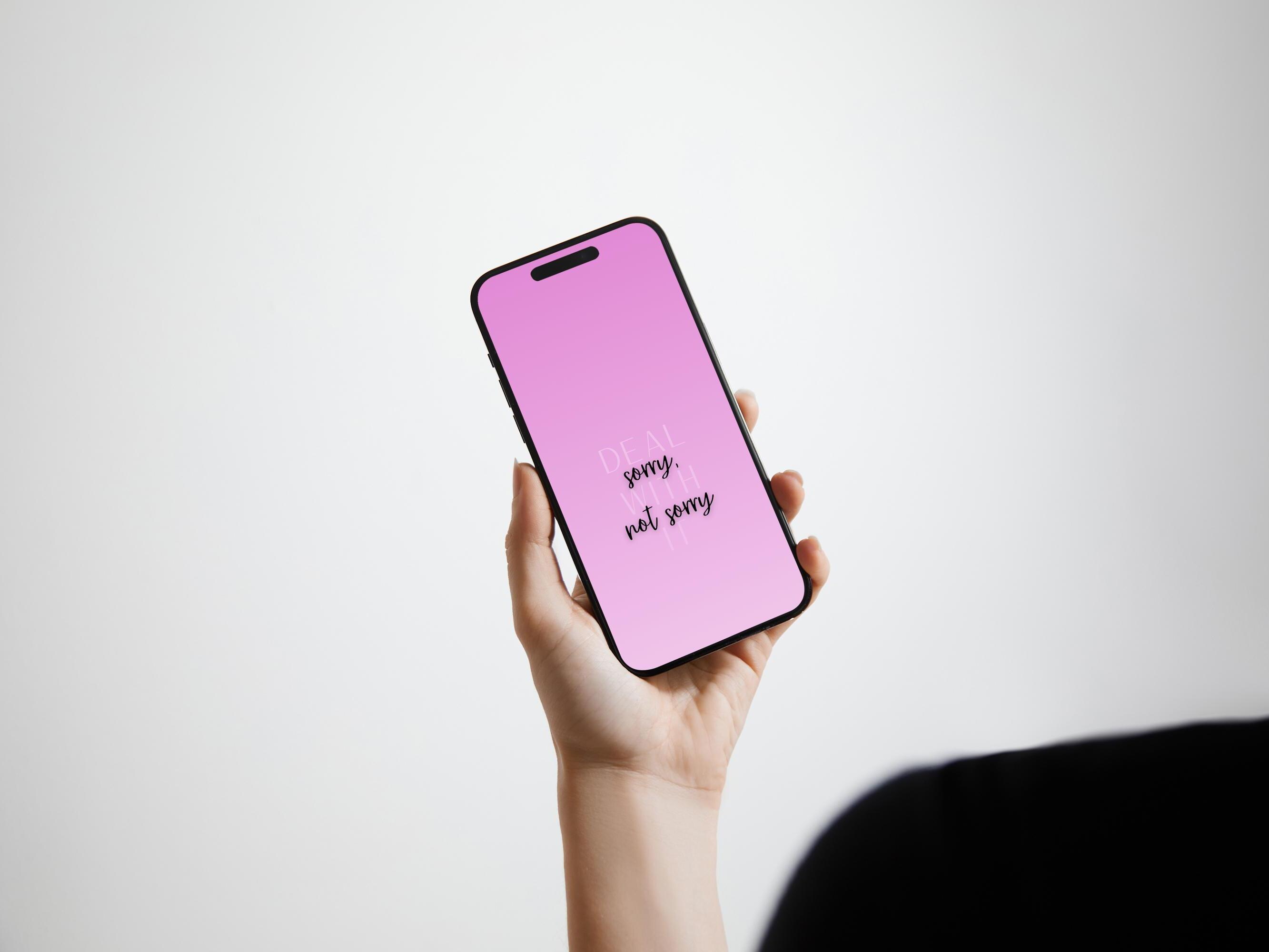 Not My Problem Phone Wallpaper - Digital Download - Iphone, Android ...