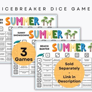 40 Summer Games - Printable Party Games - Family Activity - Summer Camp ...