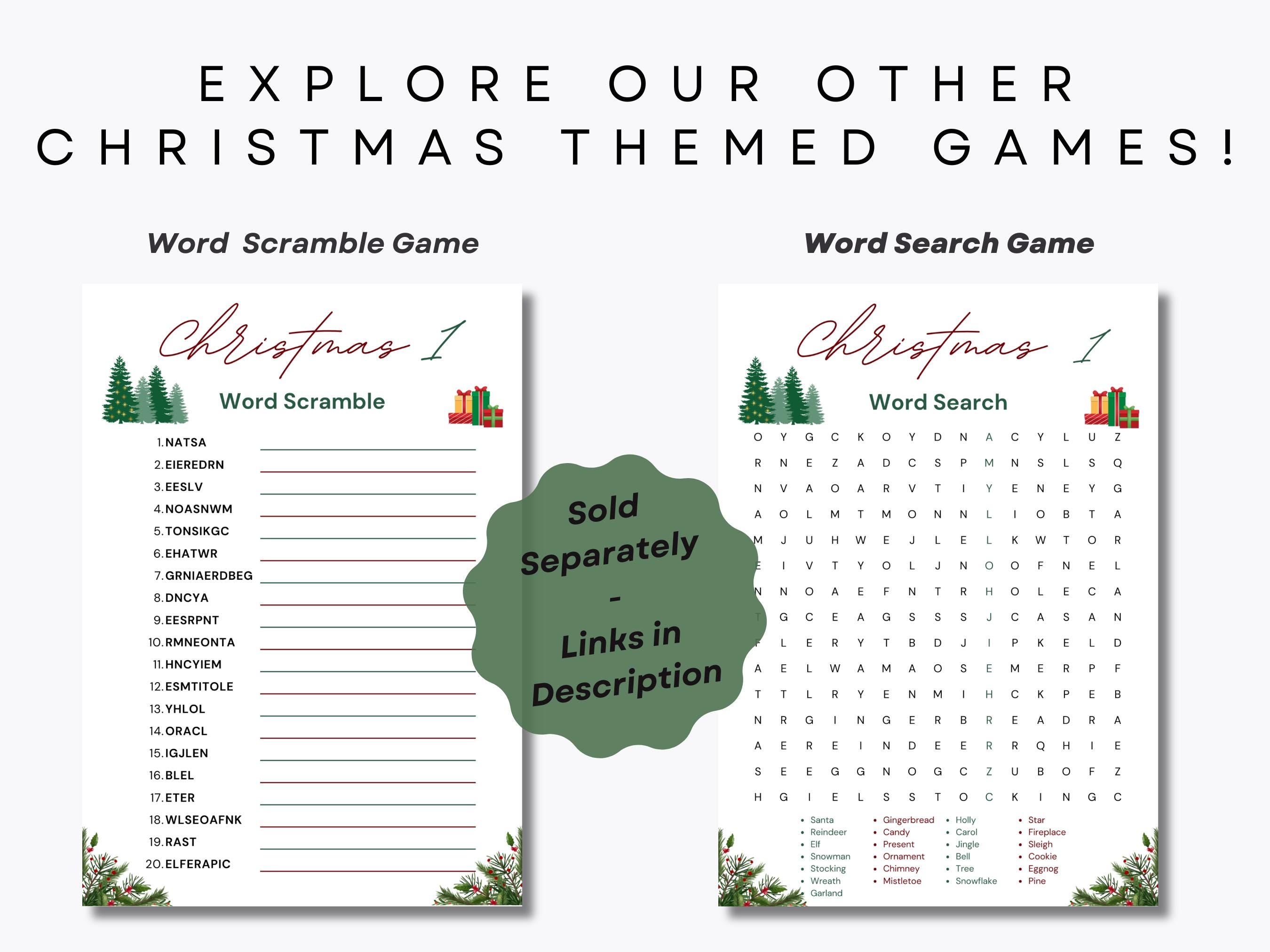 Christmas Song Bingo Game - 60 Unique Prefilled Bingo Sheets - Ready-to ...