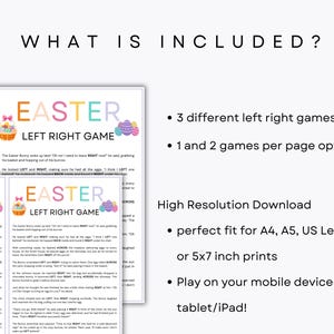 Easter Left Right Games – 3 Games - Easter Bunny Stories – Family ...