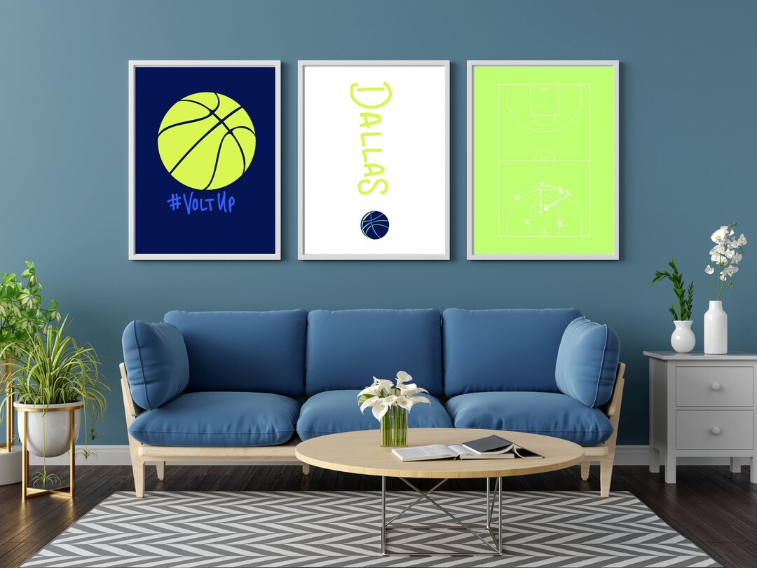 Dallas Wings WNBA Triptych Digital Download | Set of 3 WNBA Wall Art ...