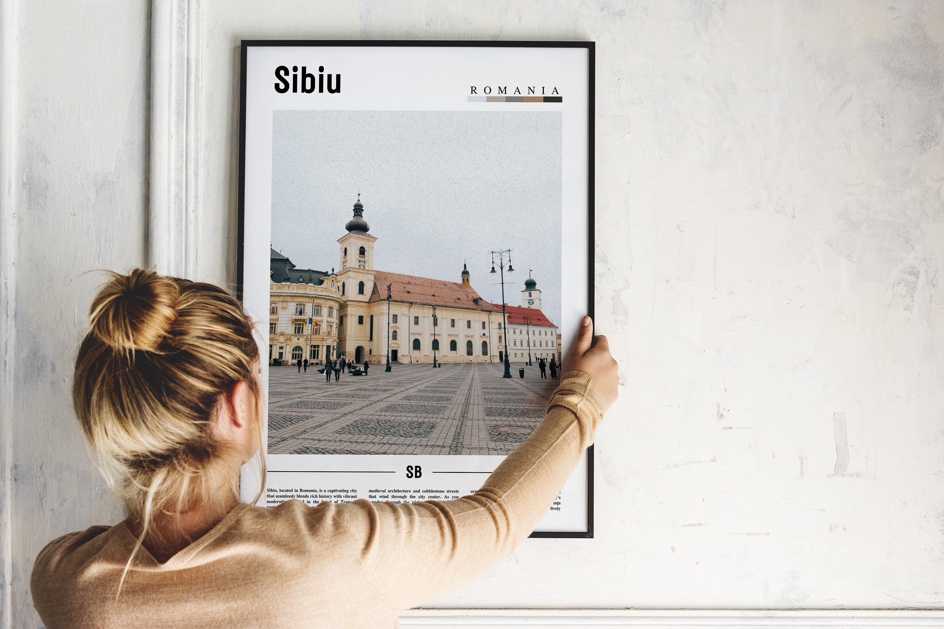 Affiche Sibiu, Impression Sibiu, Art mural Sibiu, Europe Photo, Affiche ...