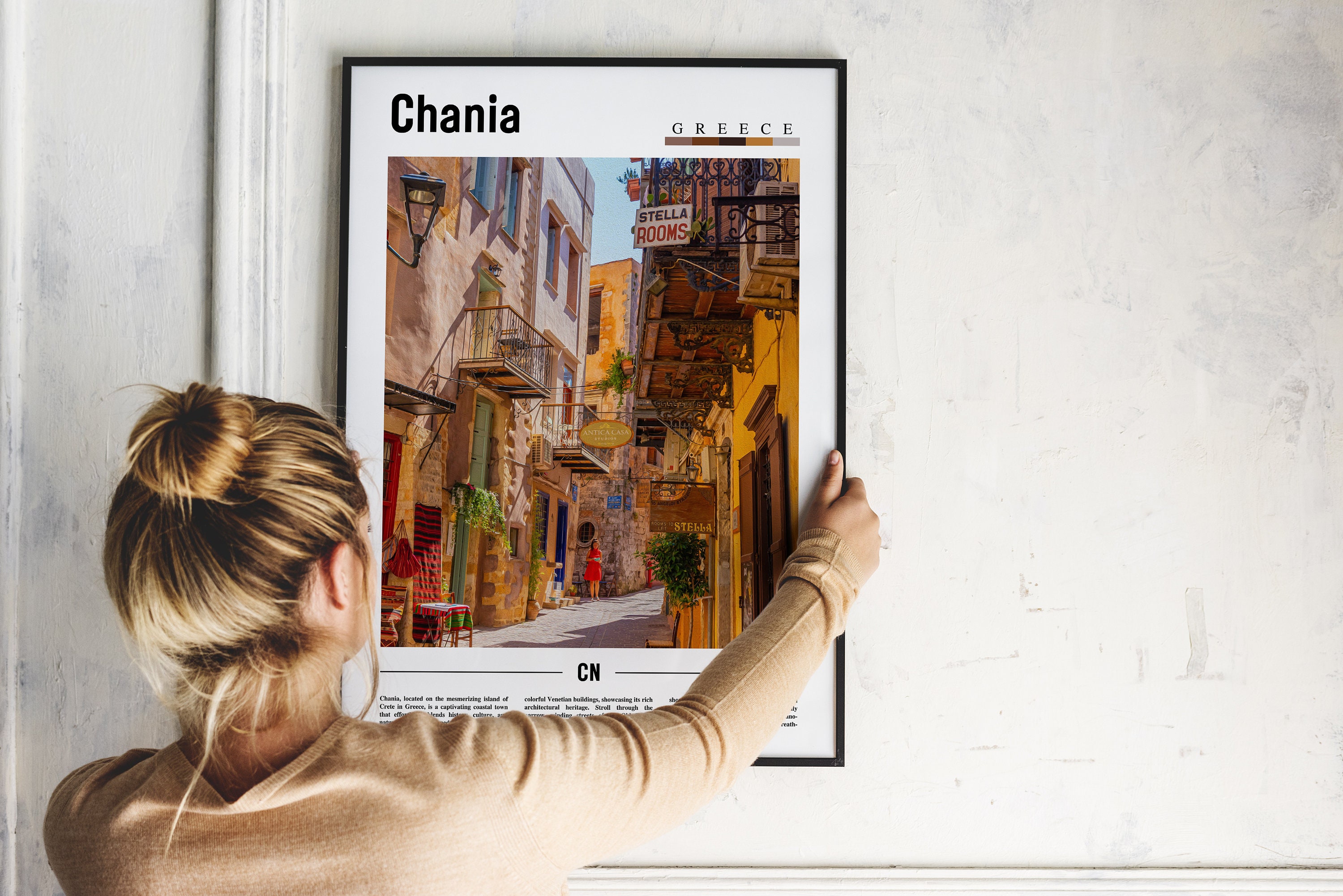Chania Poster Chania Print Chania Wall Art Europe Photo - Etsy