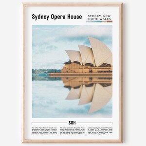 Sydney Opera House Print, Sydney Opera House Poster, Sydney Opera House ...